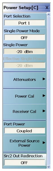 Setting Up Power Sweeps