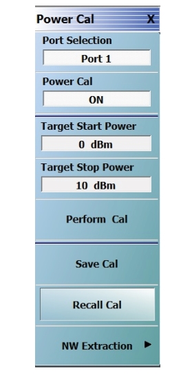 Setting Up Power Sweeps